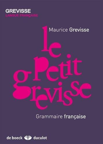 Le Petit Grevisse Grammaire Francaise neuf et occasion - Achat pas cher ...