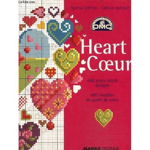 Coeur 400 modèles de point de croix Edition spéciale Mango pratique ...