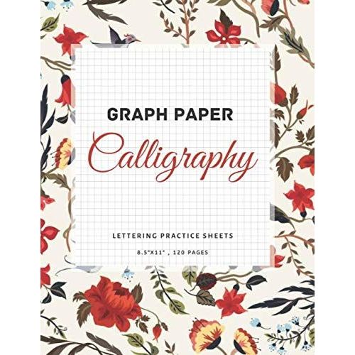 Graph Paper Calligraphy: Lettering Practice Sheets, Premium Drawing ...
