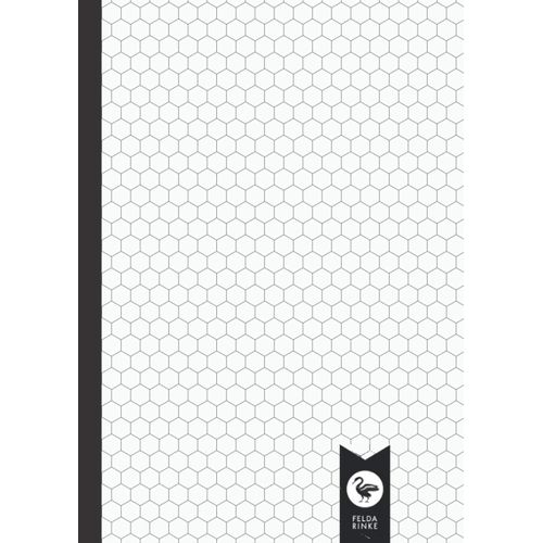 Hexagonal Graph Paper A4: Notebook | Exercise Book with Hexagonal Grid ...