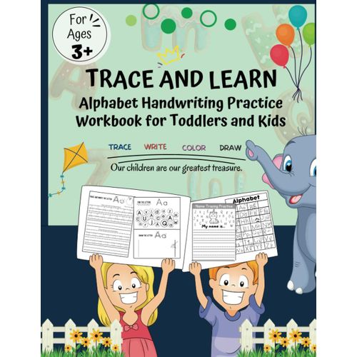 Trace and Learn Alphabet Handwriting Practice Workbook for Toddlers and ...