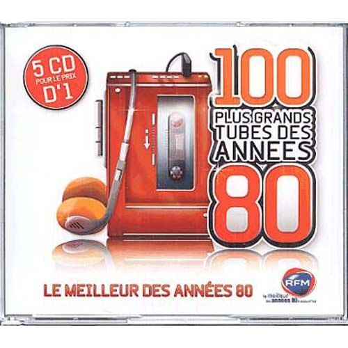 100 plus grands tubes des années 80 - CD | Rakuten 100 plus grands tubes des années 80 - CD | Rakuten