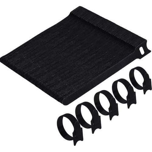 100 PCS Sangles Câble, Réutilisables et Reglable Serre Cable en Nylon, Organisateur Rangement ...