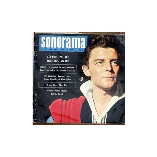 SONORAMA N° 14 DU 01/12/1959 - GERARD PHILIPPE TOUJOURS VIVANT ...