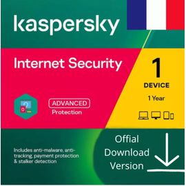 Kaspersky Internet Security 2024 Sécurité totale France | Rakuten