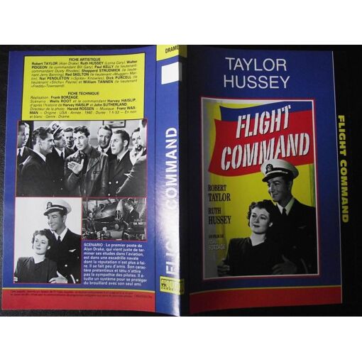 Jaquette du film.flight command(1940).réalisation.frank borzage avec ...