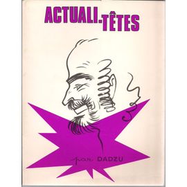 Actuali-têtes. dédicace de dadzu en 1976. | Rakuten
