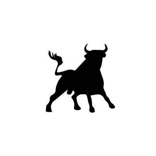 Autocollant toro taureau espagne stickers adhesif - Taille : 17 cm ...