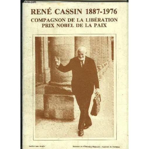 1 Pochette: Rene Cassin 1887-1976 - Compagnon De La Liberation Prix ...