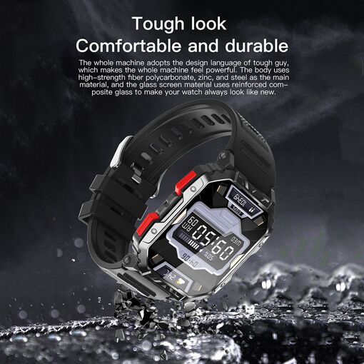 Rainbuvvy f407 2,1 pouces montre intelligente controle de la frequence ...