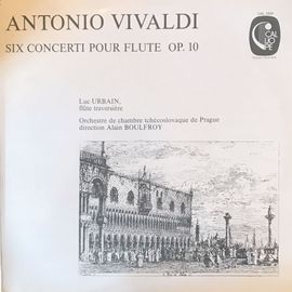 DISQUE VINYLE 33 TOURS ANTONIO VIVALDI SIX CONCERTI POUR FLÜTE OP. 10 ...