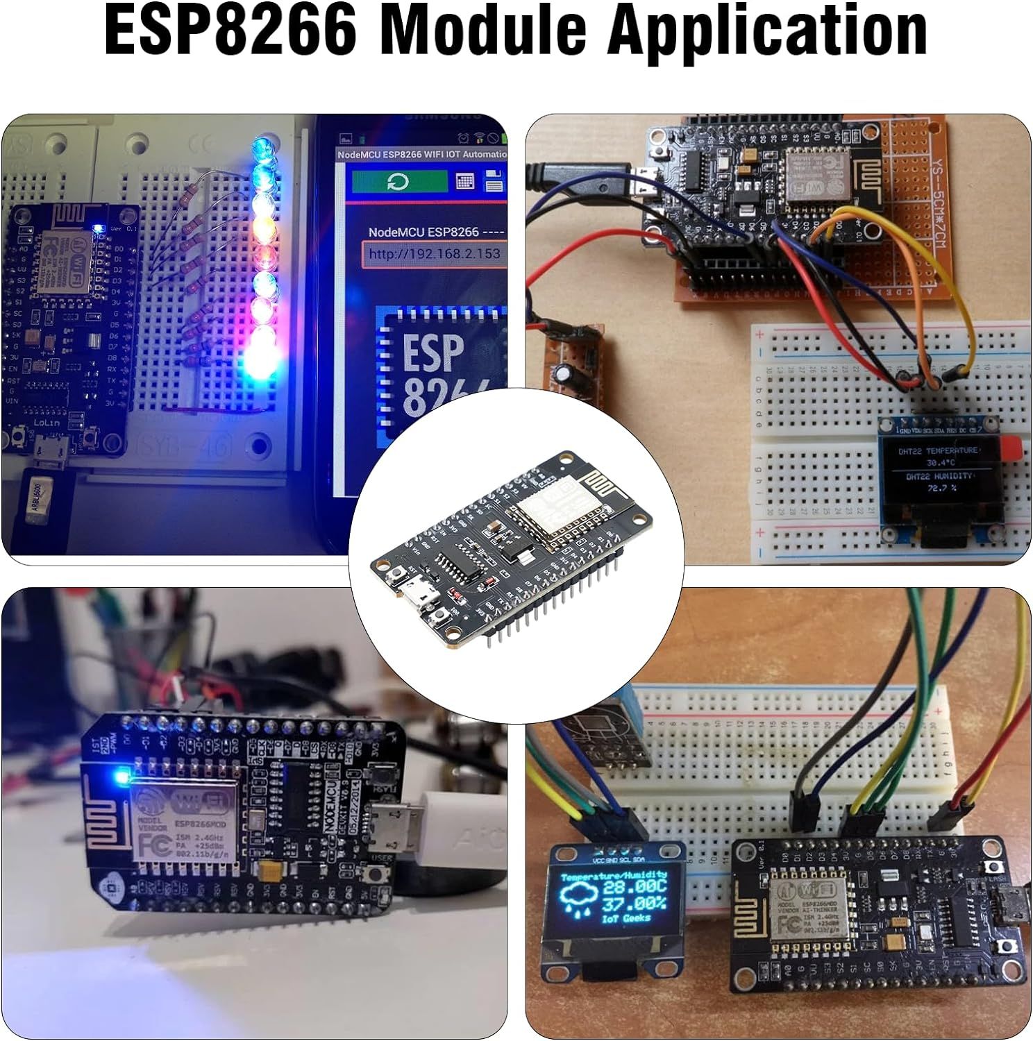 Esp8266 Nodemcu Lua V3 Wifi Module Esp8266 Nodemcu Esp 12f Carte De Développement Avec Ch340
