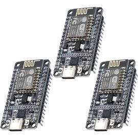 ESP8266 NodeMCU Lua V2 Module 3 pièces ESP8266 WiFi NodeMCU Carte de développement CP2102 ESP ...