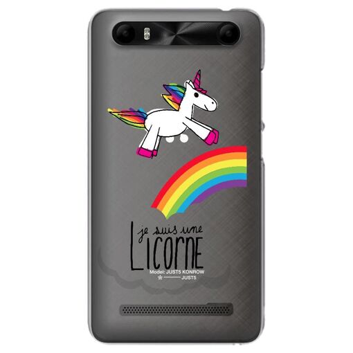 Coque souple pour Konrow Just5 avec impression Motifs Je suis une ...