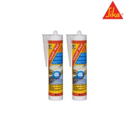 Lot de 2 mastic silicone SIKA Sikasil Pool - Joint pour piscine ...