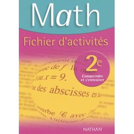 Math 2nde - Fichier D'activités - Manuels-scolaires | Rakuten