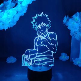 Convient pour Katsuki Bakugo LED anime nouveauté lampe lampe de chevet ...