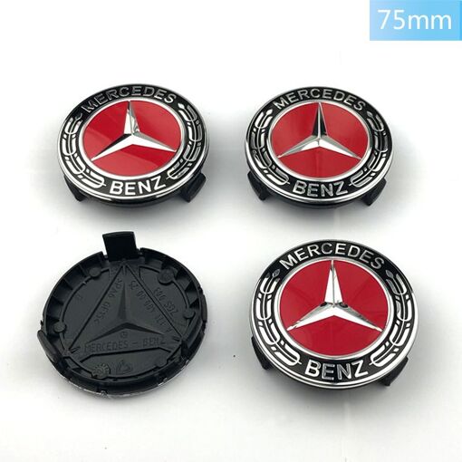 A1714000025 Lot De 4 Caches Moyeu De Roue Motif Mercedes-Benz Étoile ...