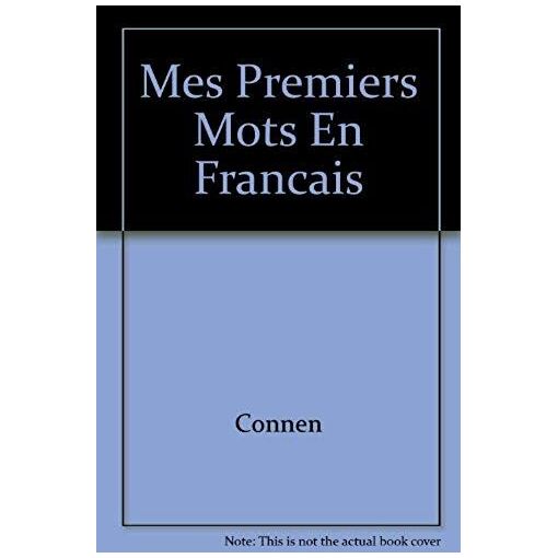 Mes Premiers Mots En Francais - Langues | Rakuten