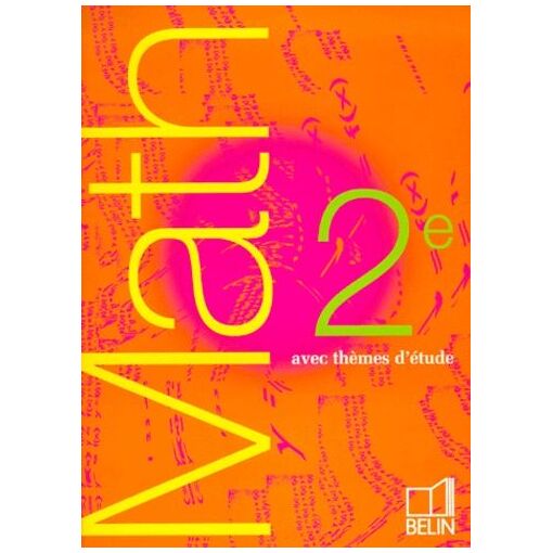 Math 2nde - Manuels-scolaires | Rakuten