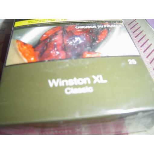 Boite vide de cigarettes Winston XLclassic | Rakuten