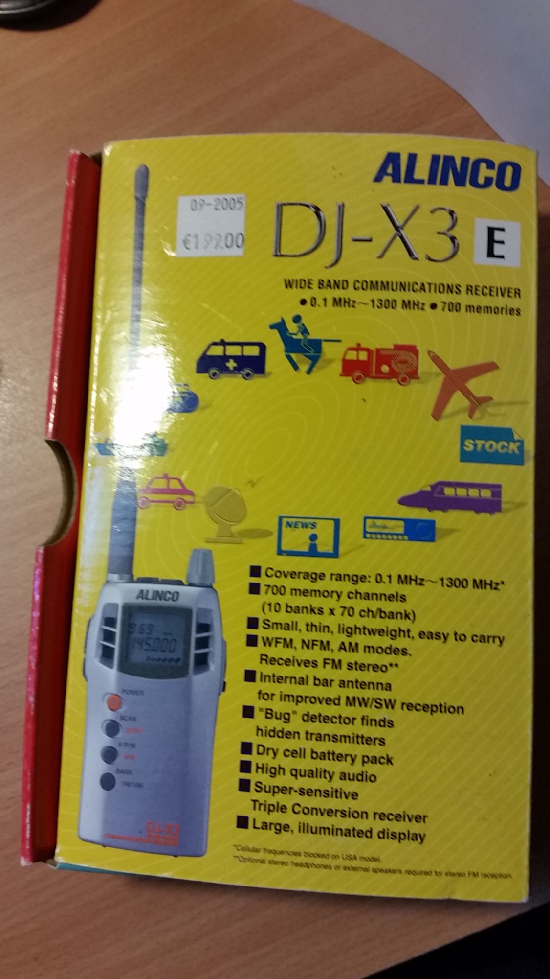 Scanner Alinco d’occasion | Plus que 3 à -70%