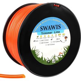 Fil de Coupe Nylon Rond Bobine de Tondeuse 2,0mm/340M Trimmer Line de Rechange pour Jardin de ...