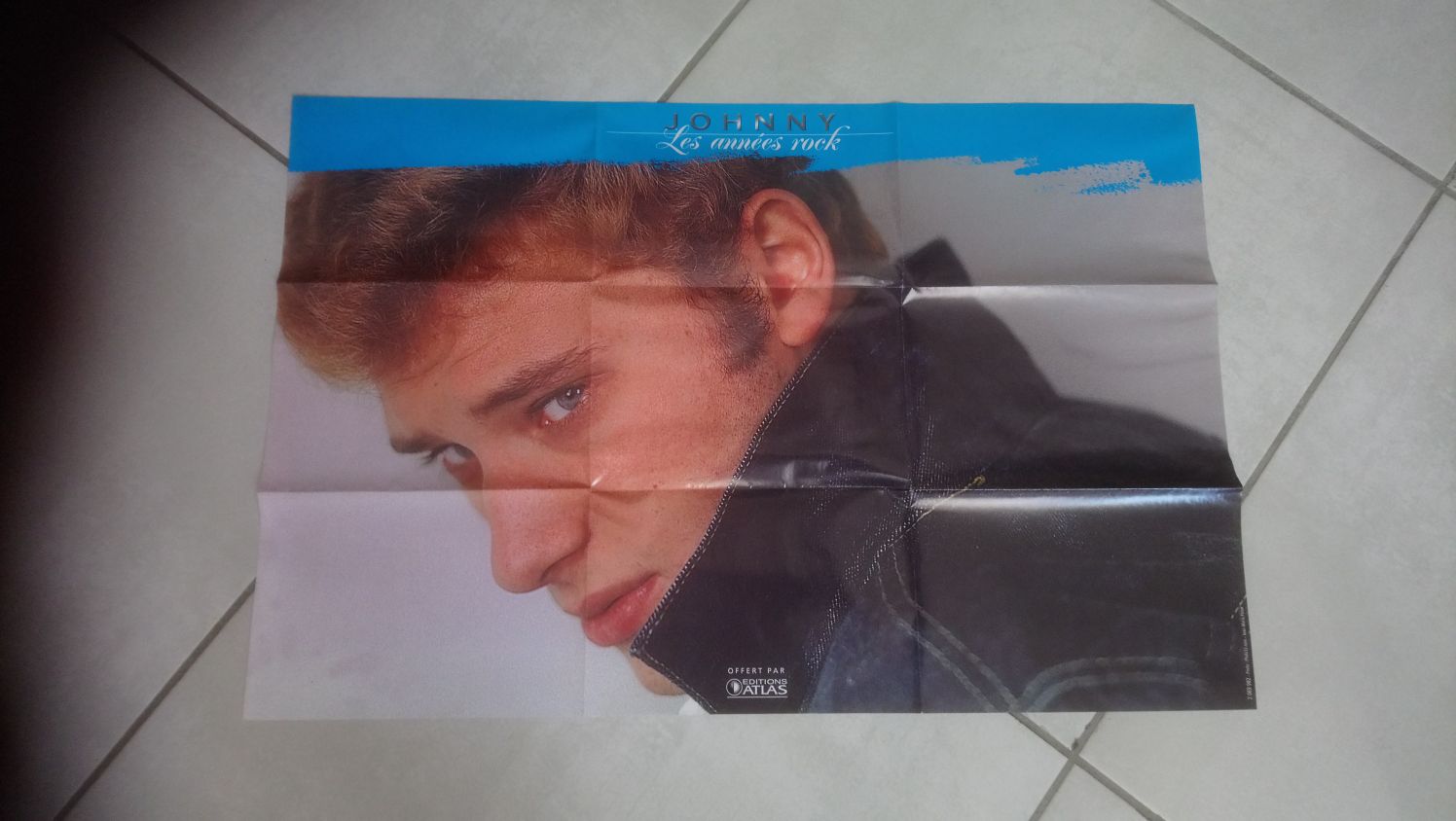 Johnny Hallyday Poster d’occasion