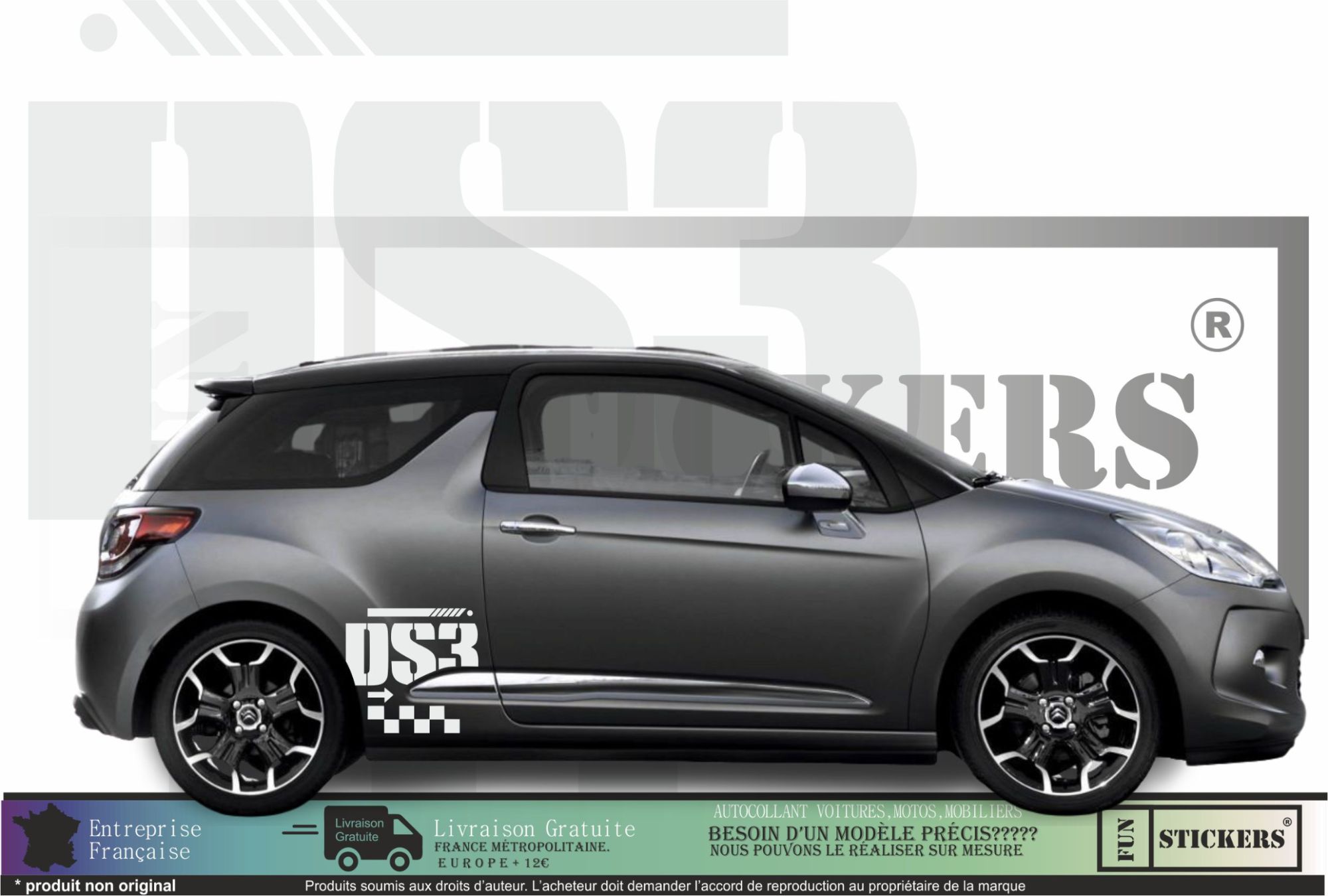 Sticker Ds3 d’occasion | Plus que 4 à -75%
