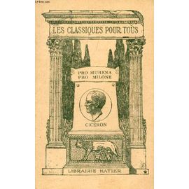 PRO MURENA, PRO MILONE (In Extenso) (Les Classiques Pour Tous) | Rakuten