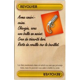 Carte "revolver" pour Cluedo - jeux societe | Rakuten