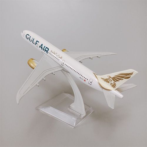 16cm Bahrain Airways GULF Air Boeing 787 B787 Airlines Alloy Metal 1: ...