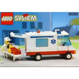 Lego system 6666 - ambulance - lego | Rakuten