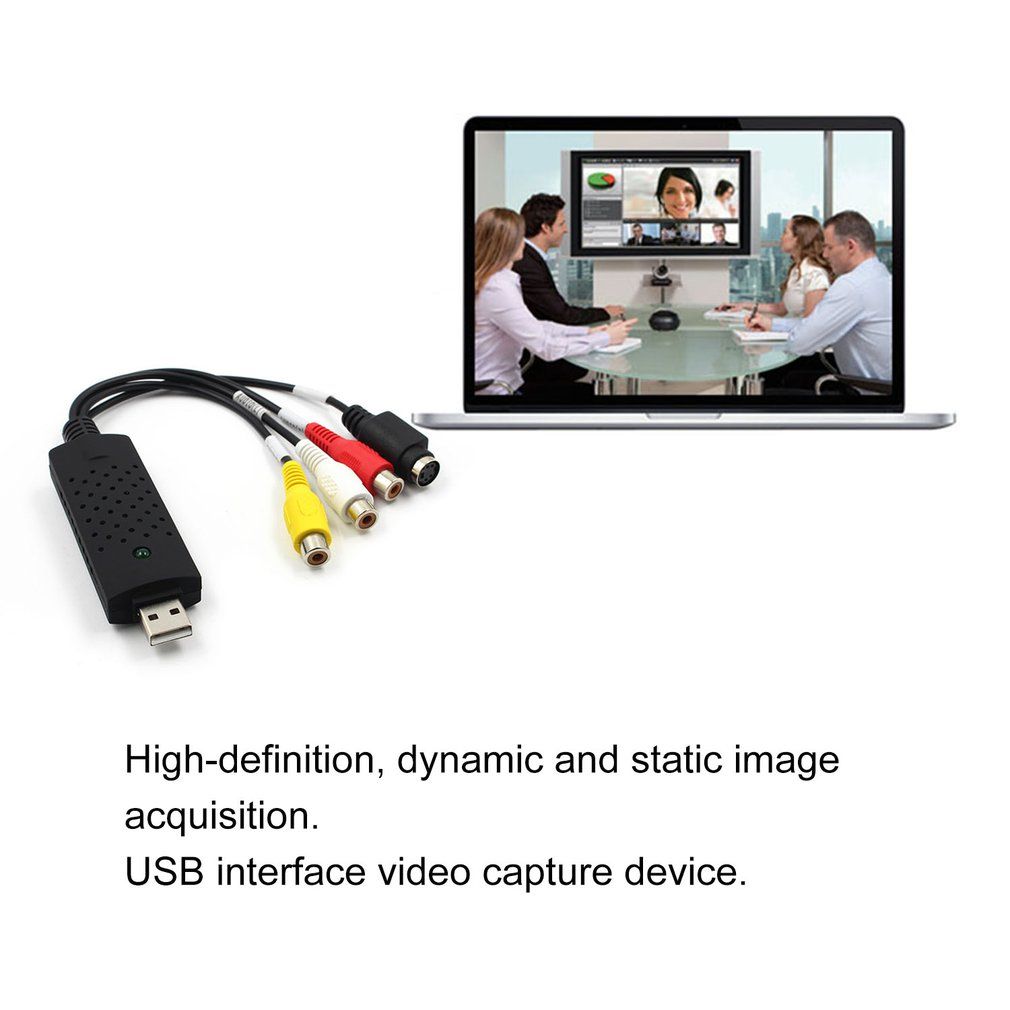 Convertisseur vidéo VHS vers numérique,USB 2.0,carte de capture audio ...