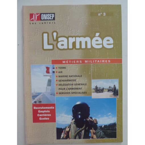 2 brochures sur les métiers militaires et les carrières et filières de ...