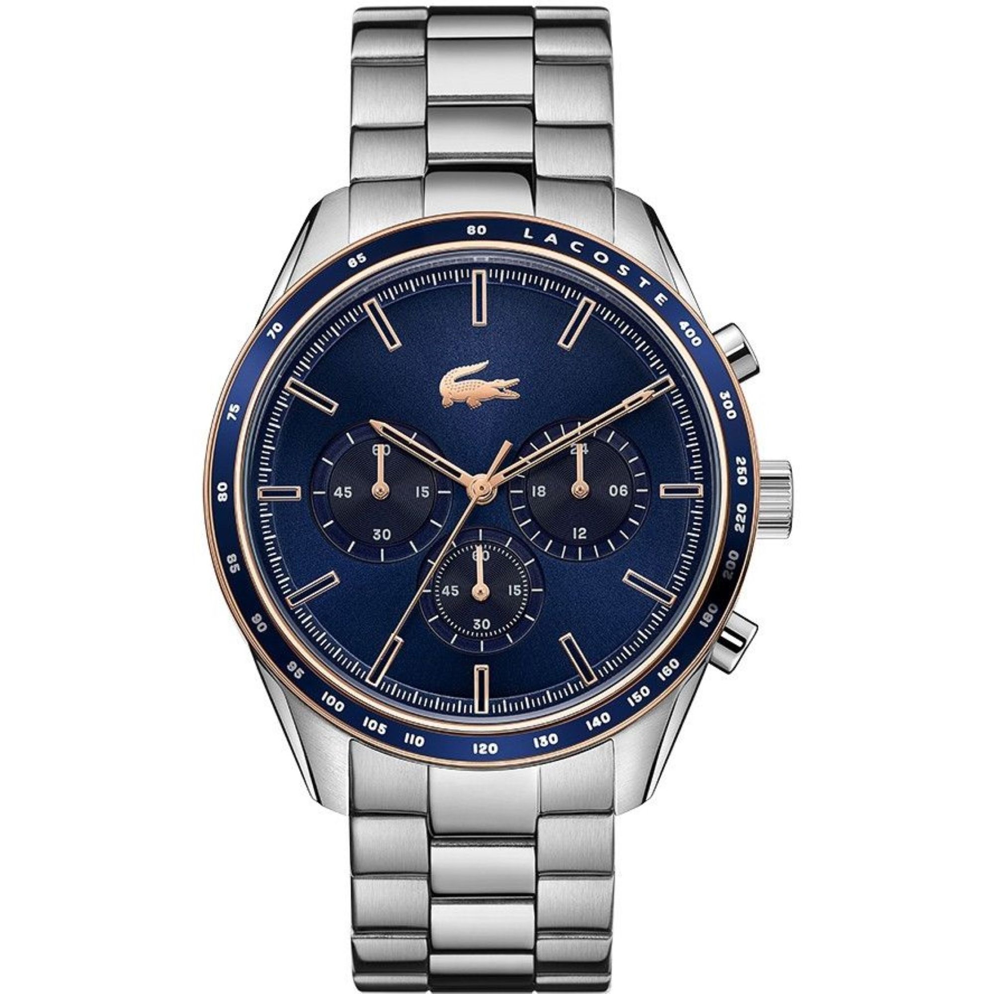 Lacoste watch silver store