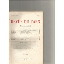Revue du tarn n 11 1958 ouvriers de castres sous la révolution louisa ...