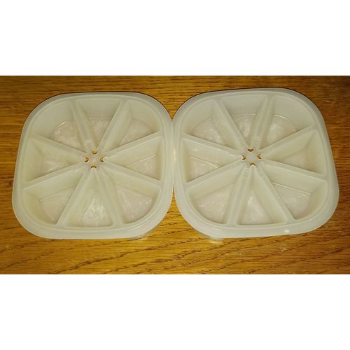 2 Moules Ou Bacs À Glaçons Tupperware Vintage - Blancs incolores ,8 ...