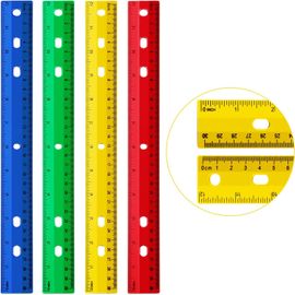 20 pièces règles en plastique de 12 pouces, règles droites règles de ...