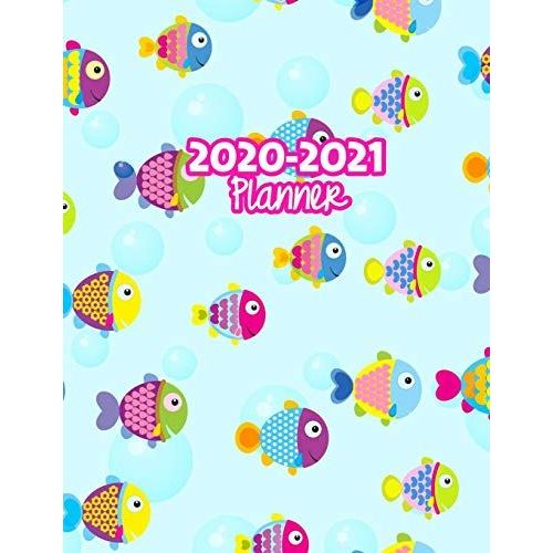 2020-2021 Planner: Two Year Calendar Organizer and Goal Journal ...