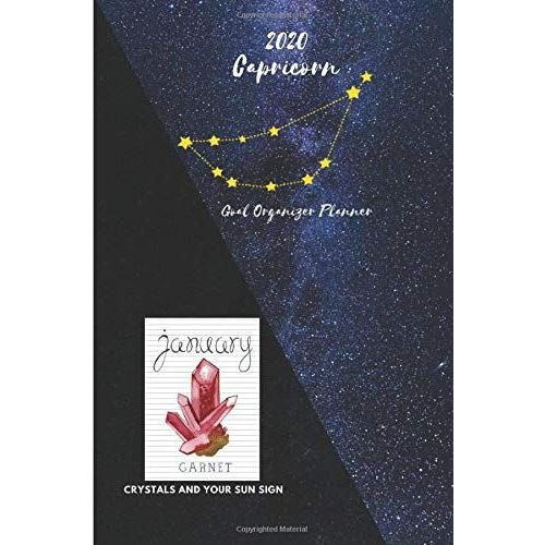 2020 Capricorn: Crystals And Your Sun Sign: Goal Organizer Planner ...