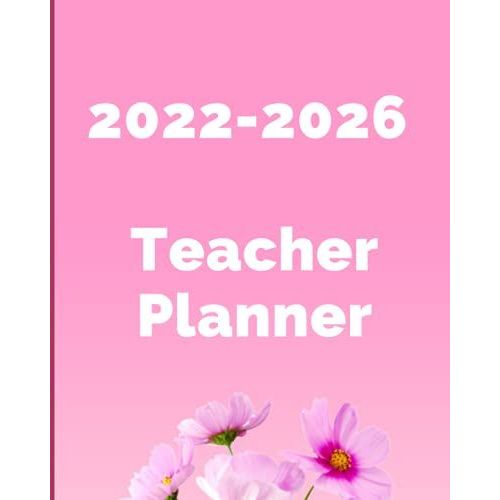 2022-2026 Teacher Planner: 5 Years Monthly Planner/teacher Agenda For ...