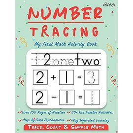 Number Tracing | My First Math Activity Book: Learn To Trace, Count ...