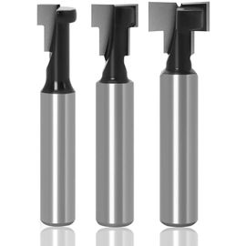 8mm Fraise en Rainure en T, Lame Bit de Routeur Queue de Fraise avec Lame Fraises à Bois Fraises ...