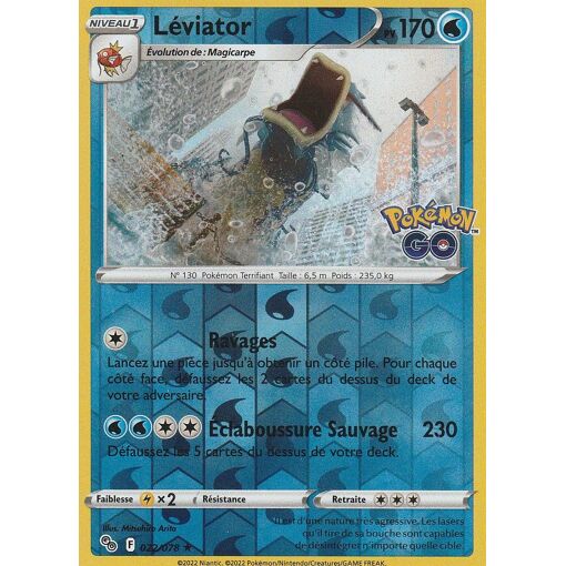 Carte Pokemon - Leviator - 022/078 - holo-reverse - EB10,5 - Pokemon Go ...