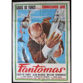 FANTOMAS * andre hunebelle - Film 1964 - 100x140 cm - affiche de cinéma originale Italienne ...