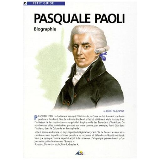 Pasquale Paoli - Biographie - Soutien-scolaire-parascolaire | Rakuten