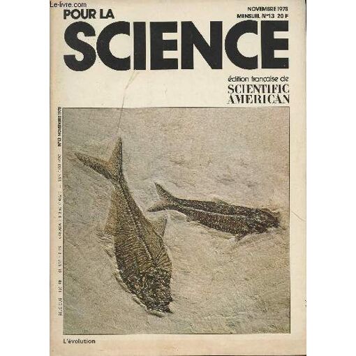 Pour la science - Nov.1978 - n°13 - L évolution - L évolution chimique ...