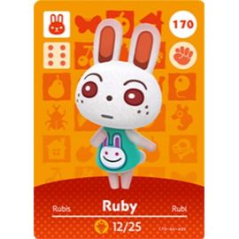 Carte de jeu Carte Amiibos Animaux Crossing Switch Villageois Raymond ...