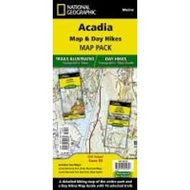 Acadia National Day Hikes and National Park [Map Pack Bundle] | Rakuten